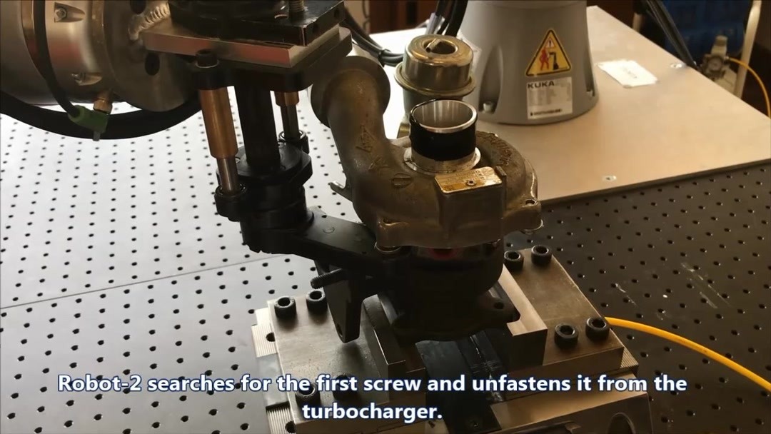 汽车涡轮增压器自动化拆卸