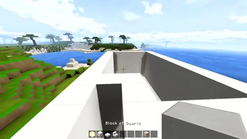 我的世界—教你建造一个现代化海边别墅