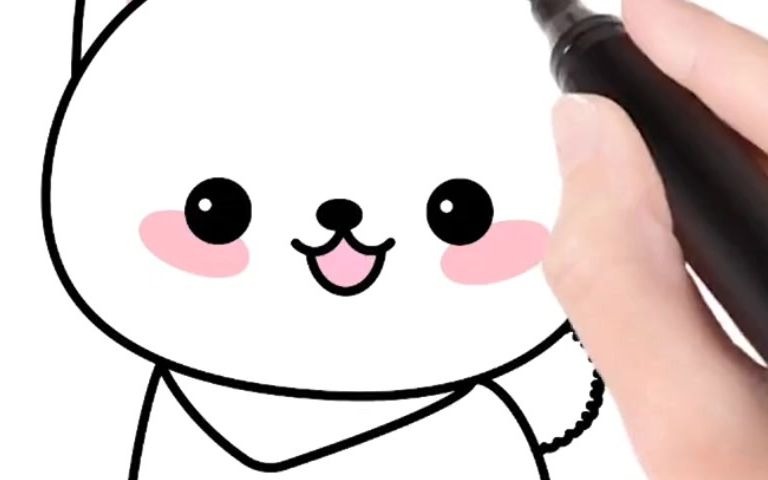 【爱上简笔画】狗简笔画这么画不好看你打我!