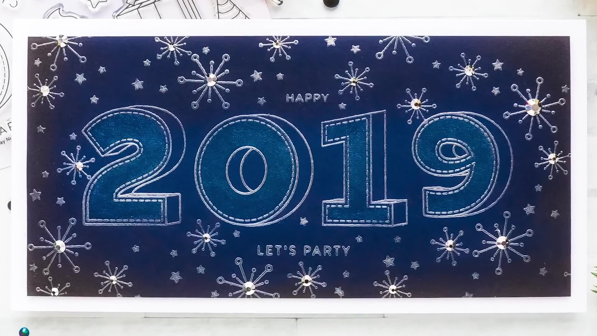 【卡片制作】新年快乐呀DIY Happy New Year Card