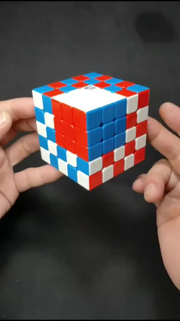 五阶魔方棋盘花式,教程