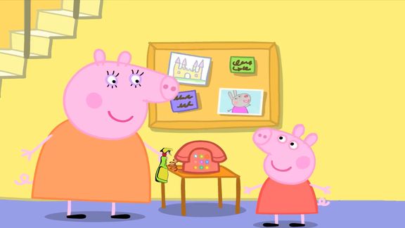 抗击新冠病毒!猪妈妈给佩奇讲解用酒精消毒的注意事项