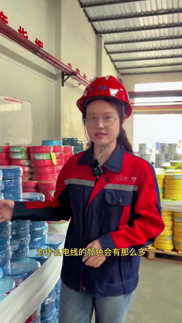 电线颜色分别代表什么呢#电线电缆 #工厂实拍视频 #源头实力厂家