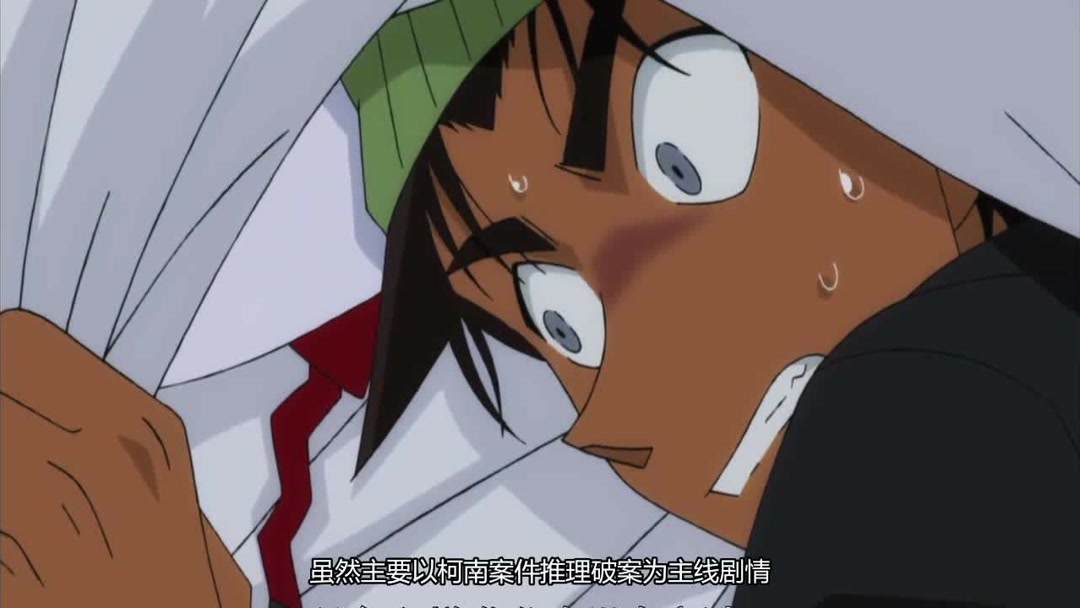 《名侦探柯南》中无法复制的姿势,柯南吃面简直是神操作