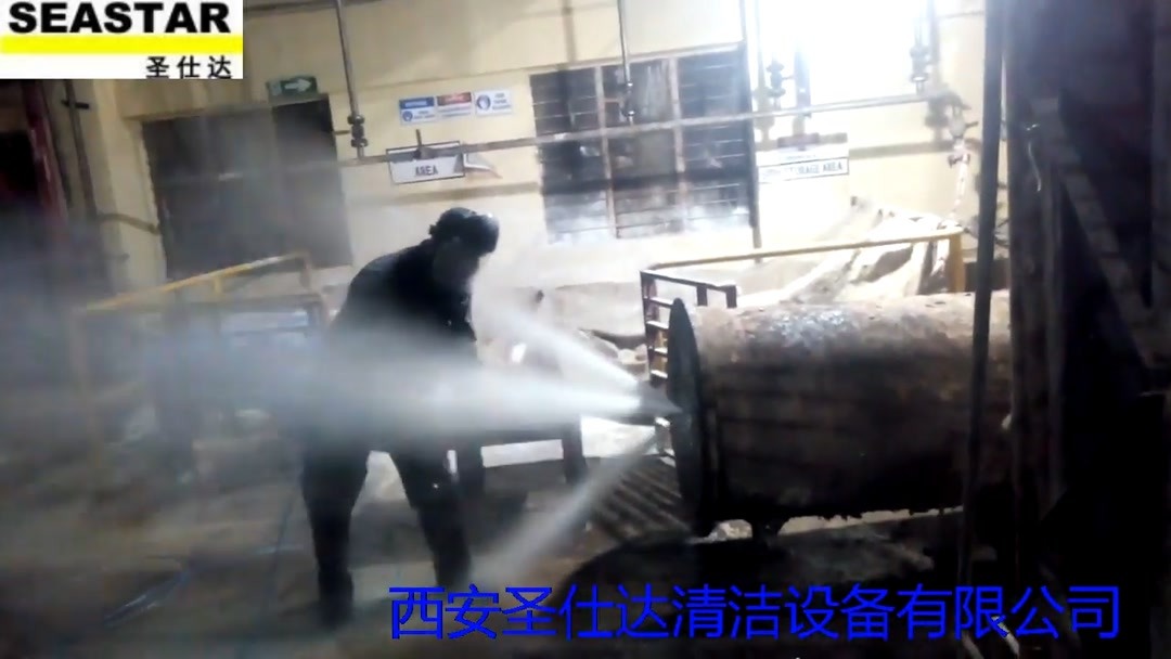 西安FUSSEN富森高压清洗机FS20/100E 化工厂换热器高压冲洗设备
