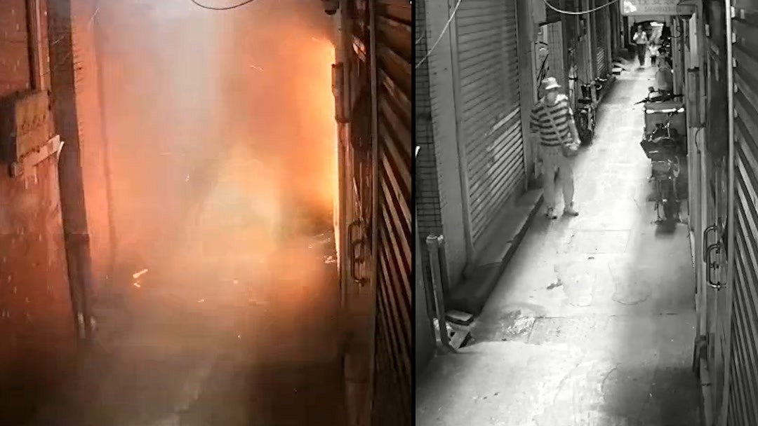 居民家中电动车着火爆炸无人知道,狗狗一旁叫个不停引来邻居