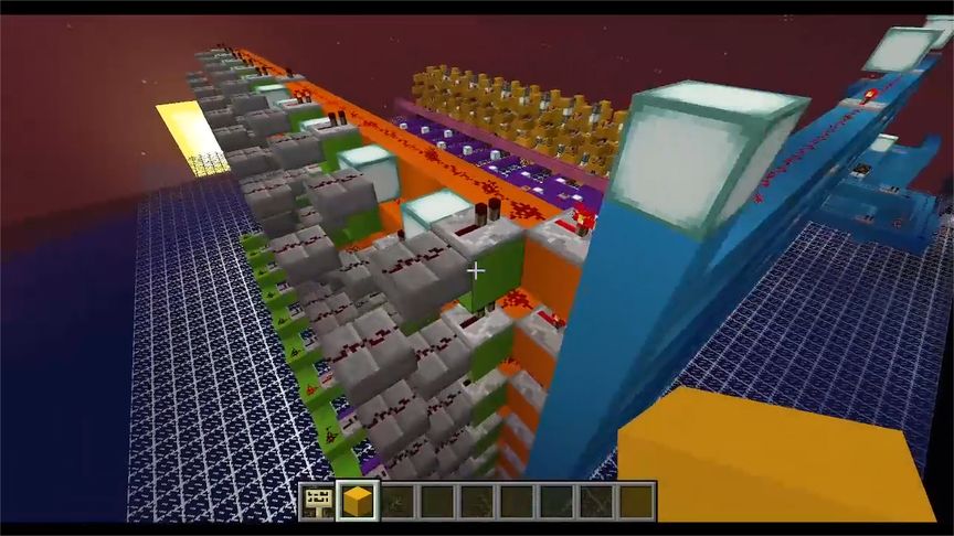 【MC】超——简单的数码管 原理讲解+展示 运用红石做出电子原件