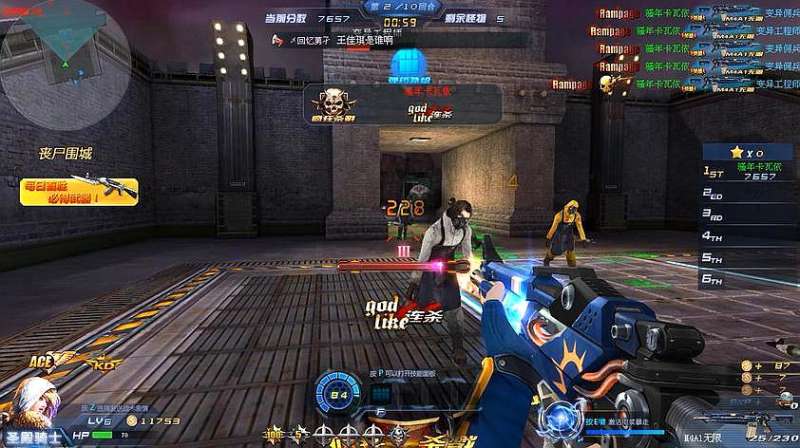 生死狙击:解说M4A1无限娱乐挑战模式枪战游戏视频