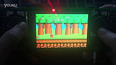 STM32F103 NES模拟器 支持声音 隔行扫描效果测试