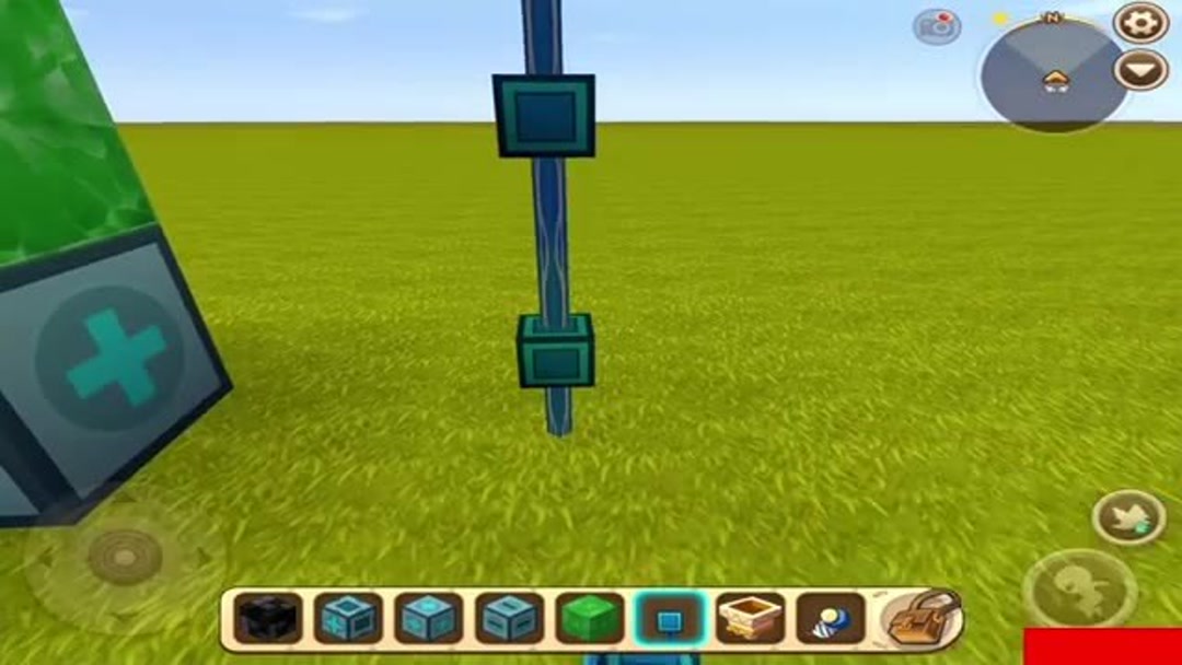 迷你世界新玩法之自动收费门教程 感应门 笑笑小悠 我的世界