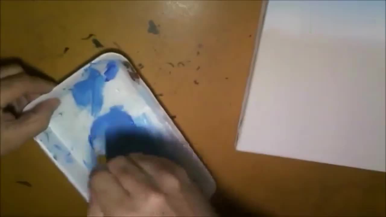 手绘简单风景画