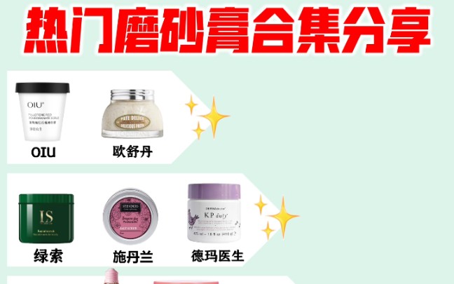 这个夏天想美白一定要看这个!磨砂膏推荐