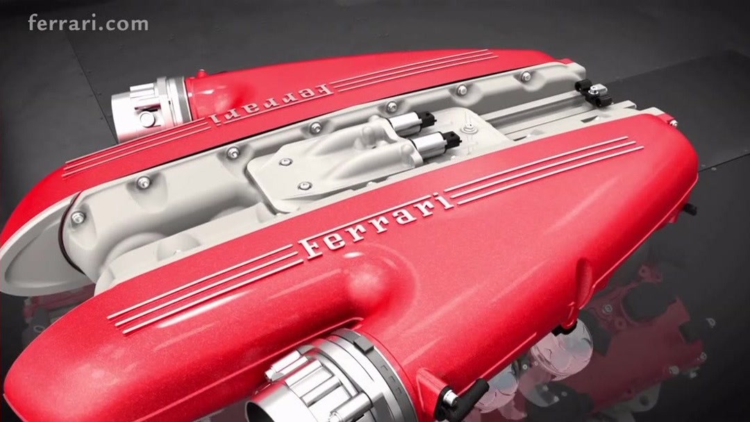 全新法拉利发动机展示 Ferrari F12tdf
