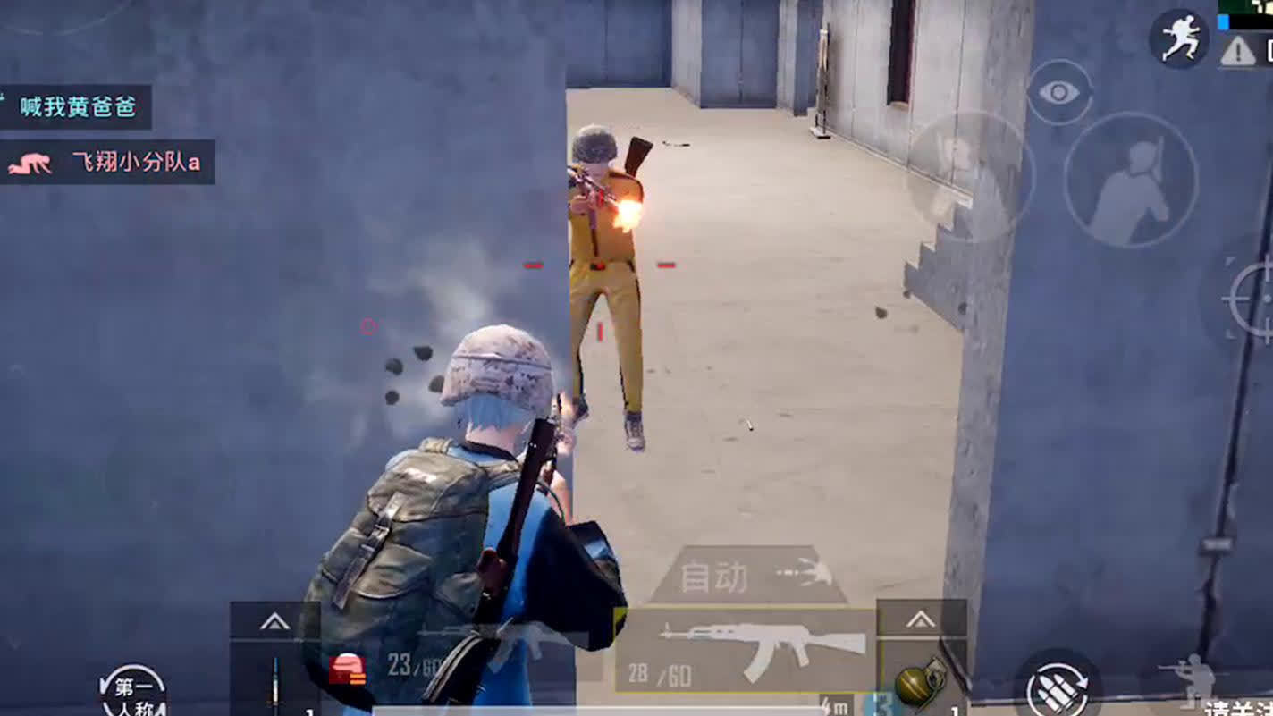 和平精英:随缘枪法哪家强,遇见人怂是老狼,来训练基地练枪啦