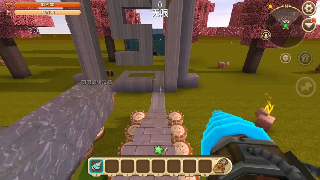 迷你世界 我妈不让我跟傻子玩!