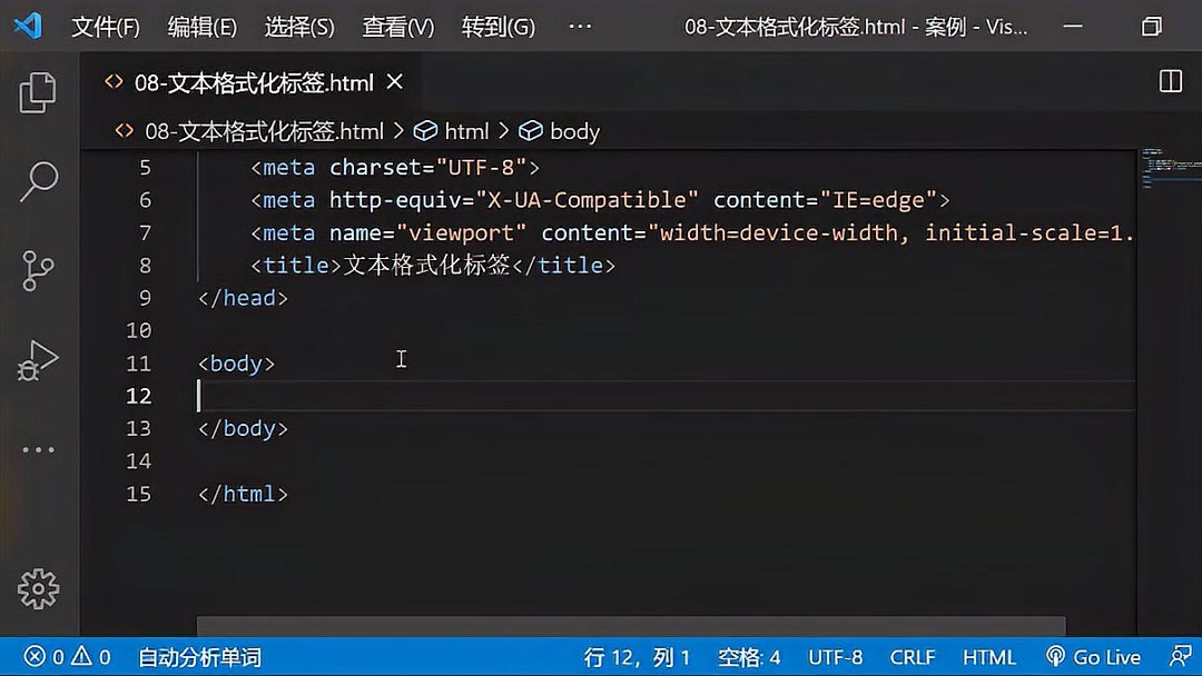 16-文本格式化标签
