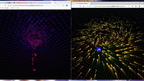 200行代码实现粒子漩涡特效