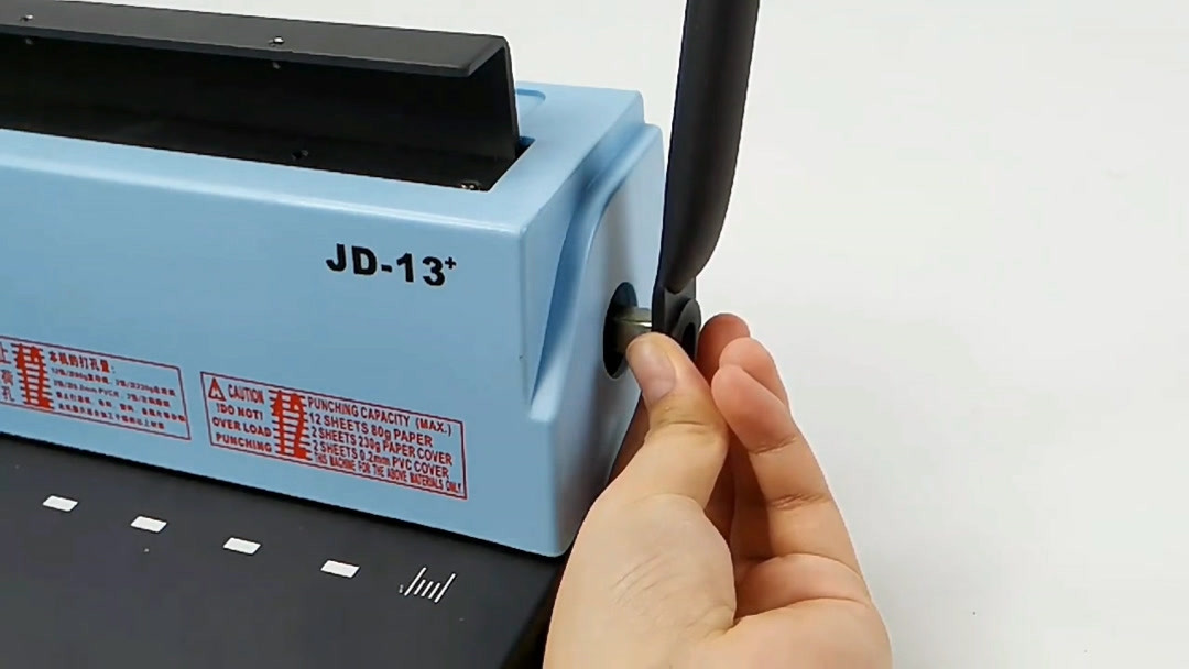 雷盛10孔手动夹条装订机