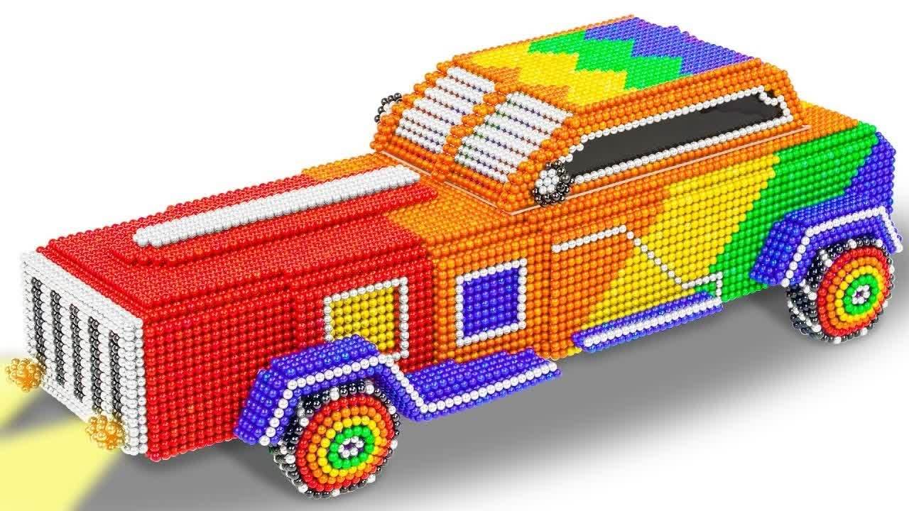 巴克球玩具制作一辆豪华轿车模型
