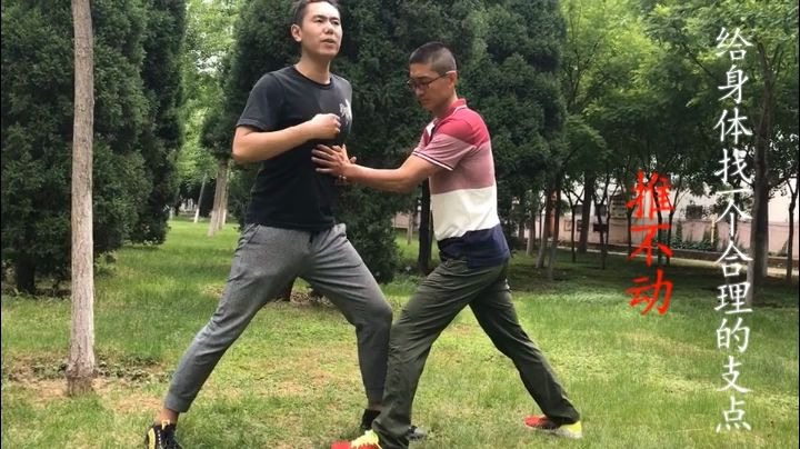 【忠派散手】武林绝学“推不动”原理解析教学