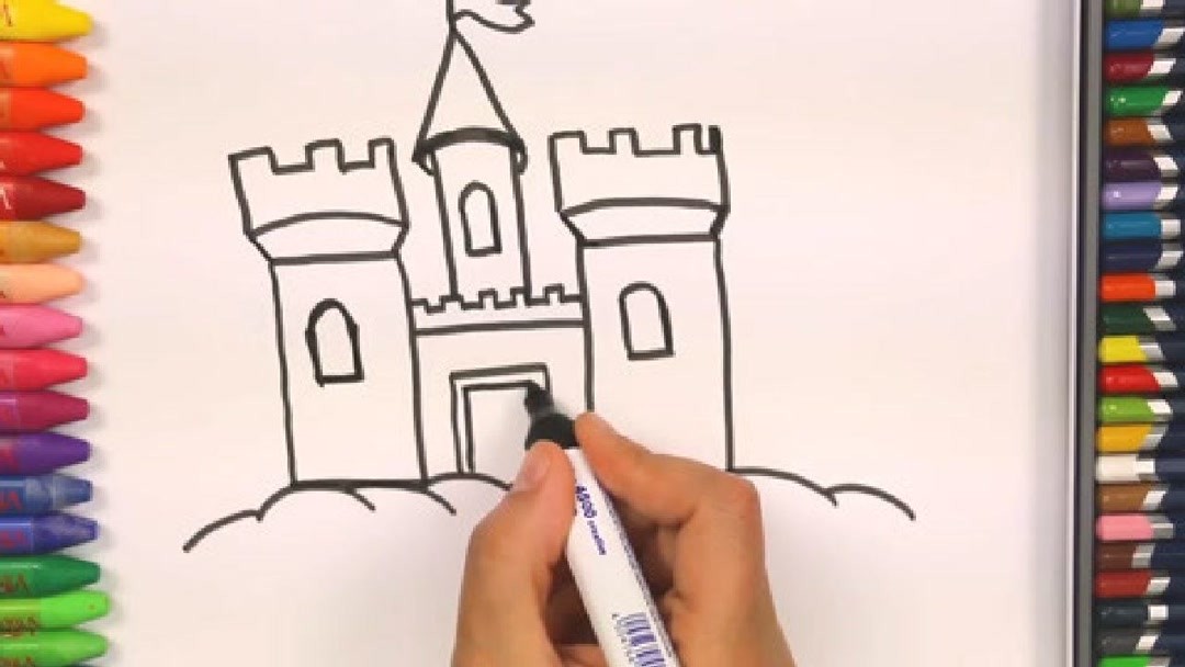 简单的城堡简笔画