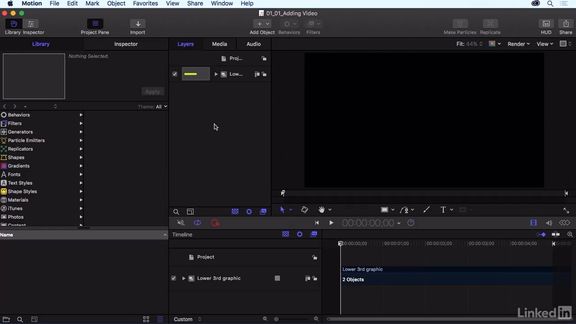 Mac系统视频编辑软件motion教程05