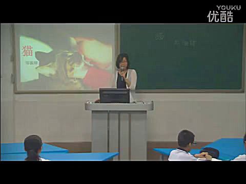 人教版语文七年级《猫》优质课【李林】(初中语文课堂教学实录)