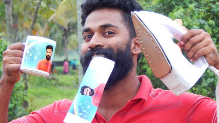 印度男子教你如何在杯子上打印自己的照片,学会了赶紧制作起来吧