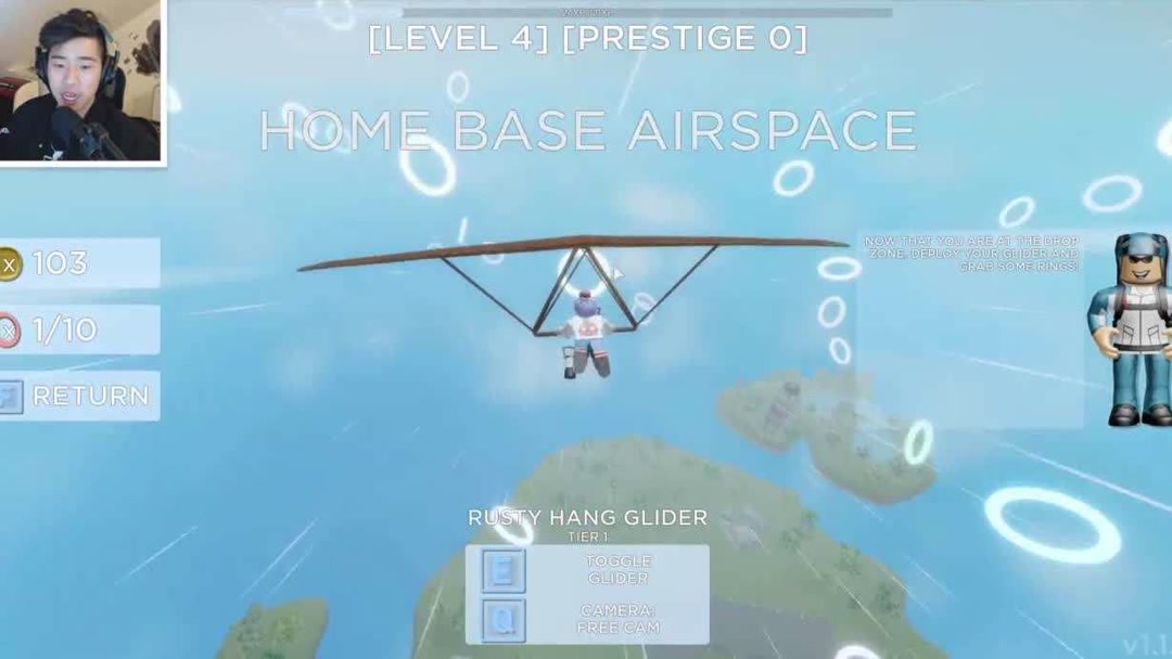 小飞象解说 Roblox滑翔模拟器 飞机上跳伞体验空中飞人的
