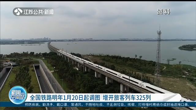 全国铁路2021年1月20日起调图,增开旅客列车325列