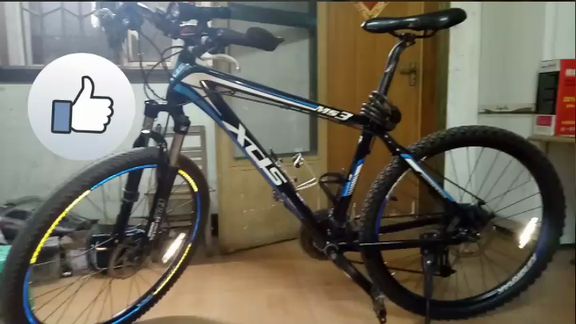 喜德盛xds山地自行车ms3漆面整顿修复补漆