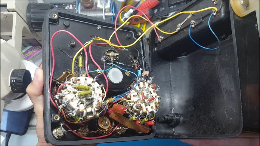 MF500型万用表拆解及工作原理