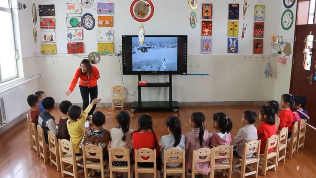 幼儿园公开课大班语言《梅花》