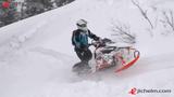 雪地大玩具,实拍雪地摩托车改装涡轮增压器测试