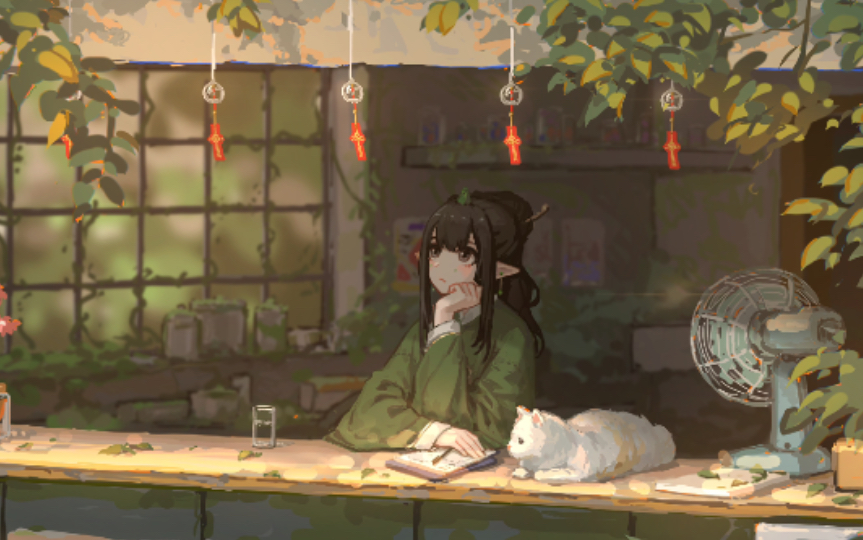 惬意的阳光与宁静的小院-汉服同学系列十三