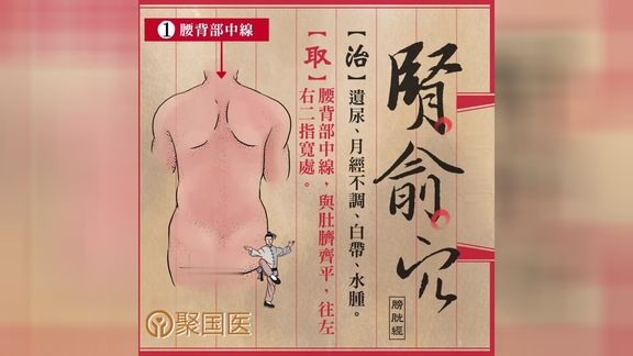 常见病的穴位保健-肾俞穴-解决月经不调痛经