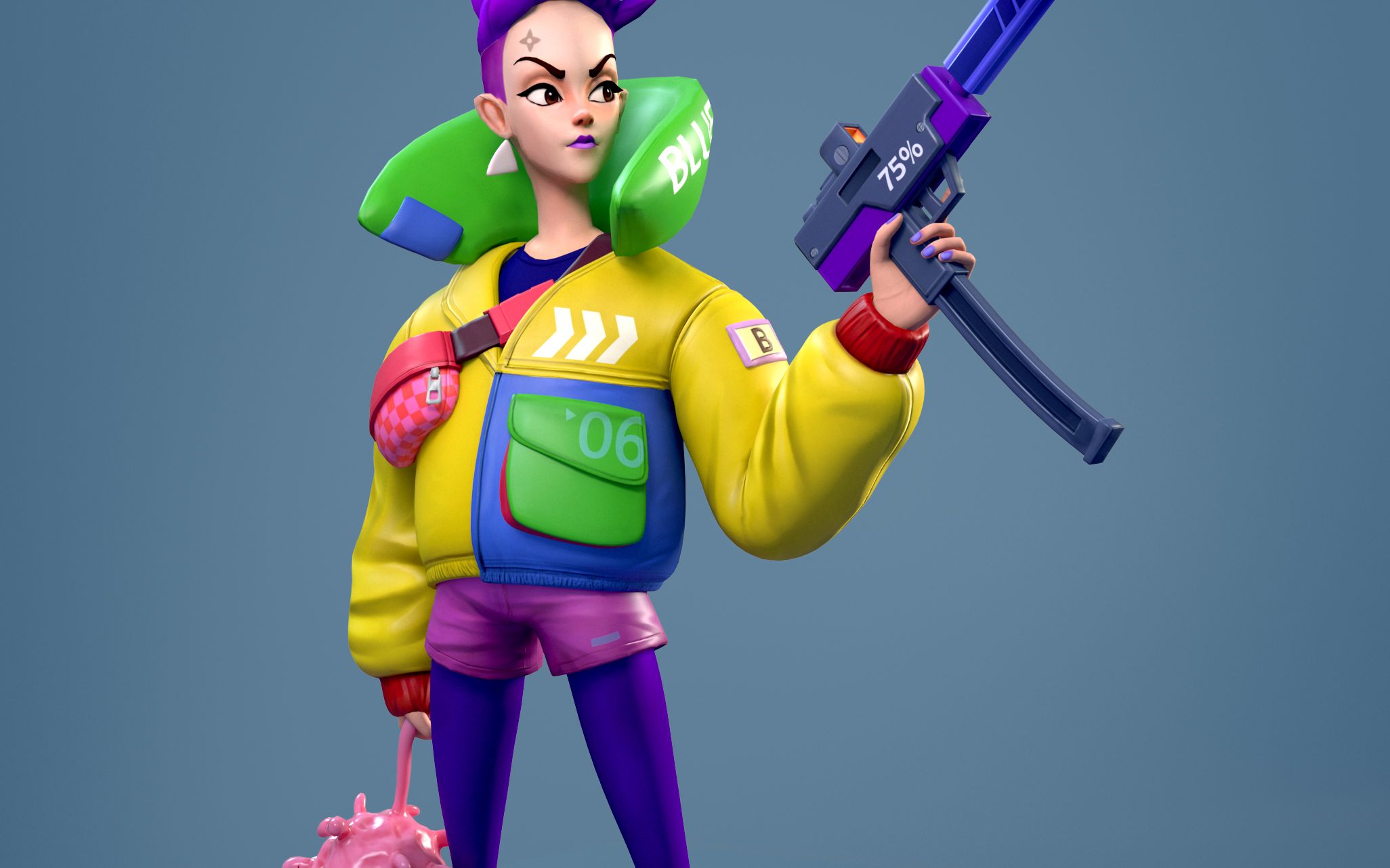 欧美卡通CG角色制作