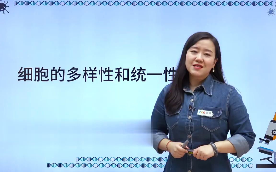 微课网 高中生物 1.3细胞的多样性和统一性