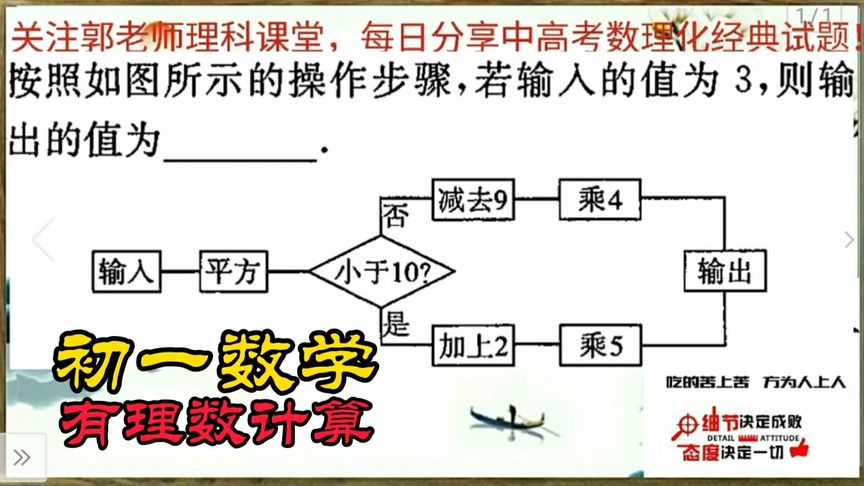 七年级有理数计算,30%学生得零分!解此类问题有无技巧?