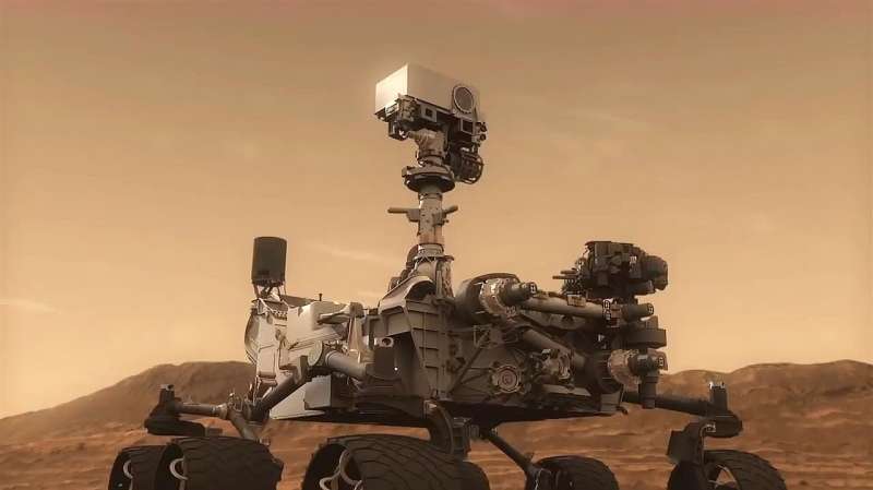 美国火星探测器模拟火星着陆,不过这个探测器长得有些丑