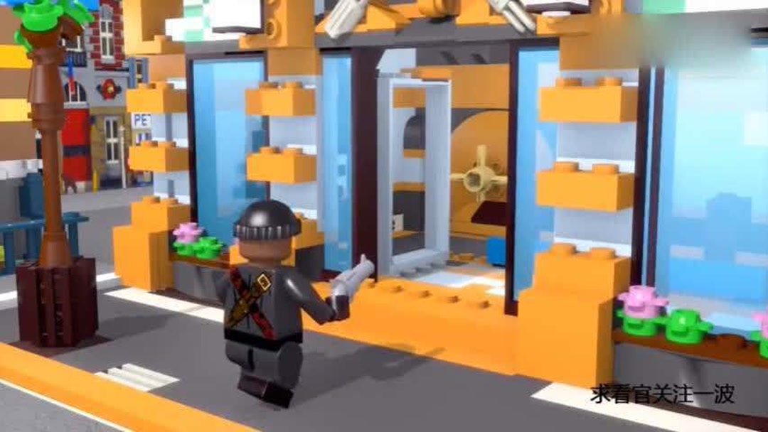 乐高世界:暗黑蜘蛛侠和模仿大师抢劫银行,蜘蛛侠能否打败老对手