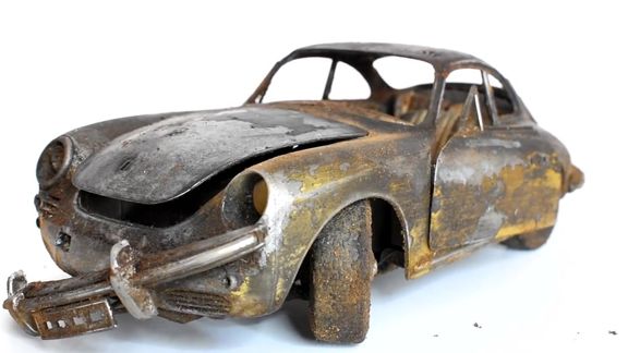 技术流!国外牛人复原保时捷 Porsche 356 汽车模型