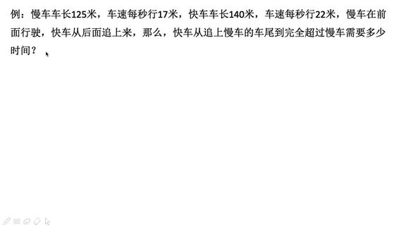 小升初重点题型,追及问题,将条件依次用图表示,结果一目了然