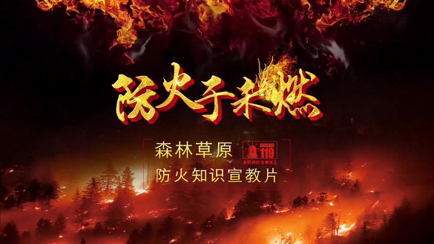 森林草原防火知识宣教片《防患于未燃》#消防安全知识