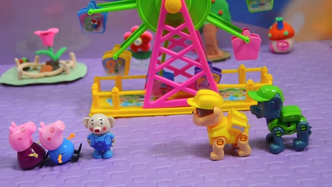 他们在游乐场都在做什么?为什么会有这么多人?游乐场好玩吗?