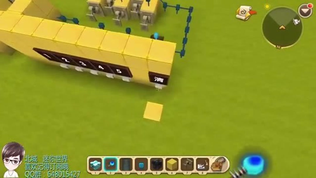 北城迷你世界 按钮密码门