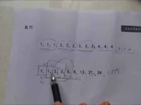 斐波那契数列(二年级奥数)