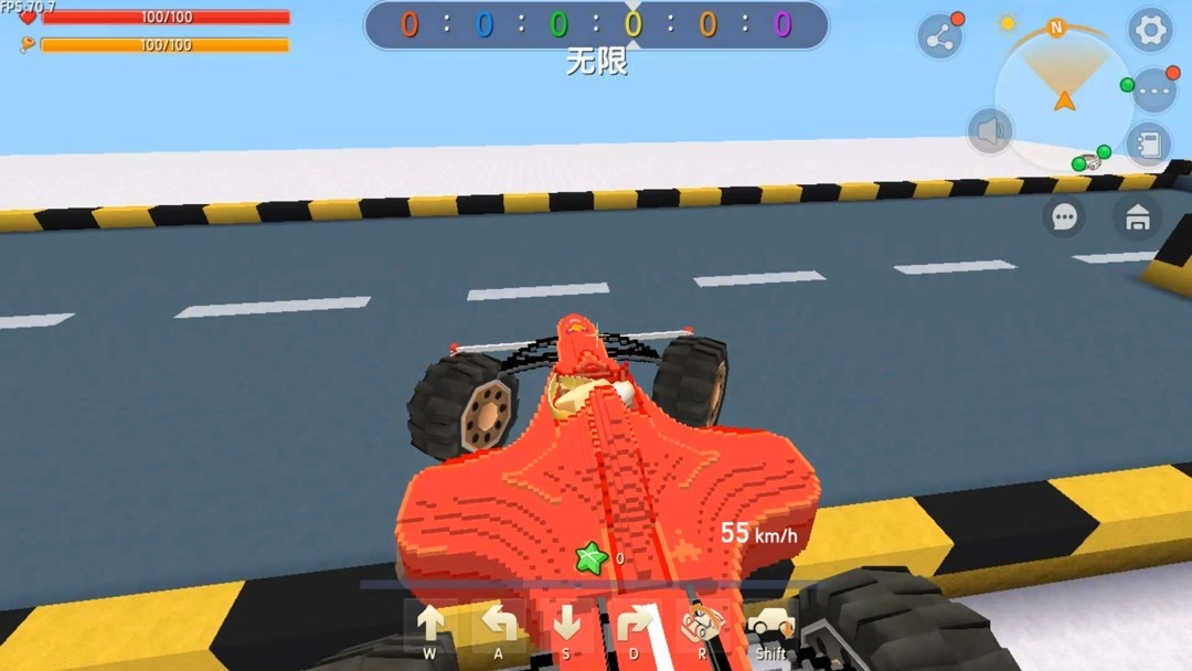 迷你世界:小伙伴是开车高手吗?我开这么快都没有追到他啊