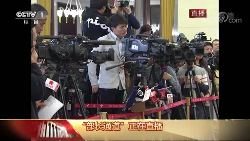 [十三届全国人大二次会议]“部长通道” 科技日报融媒体记者向科学...