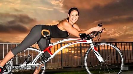 老外发明奇葩自行车, 脚蹬装在后轮后方, 号称世界最快竞速自行车!